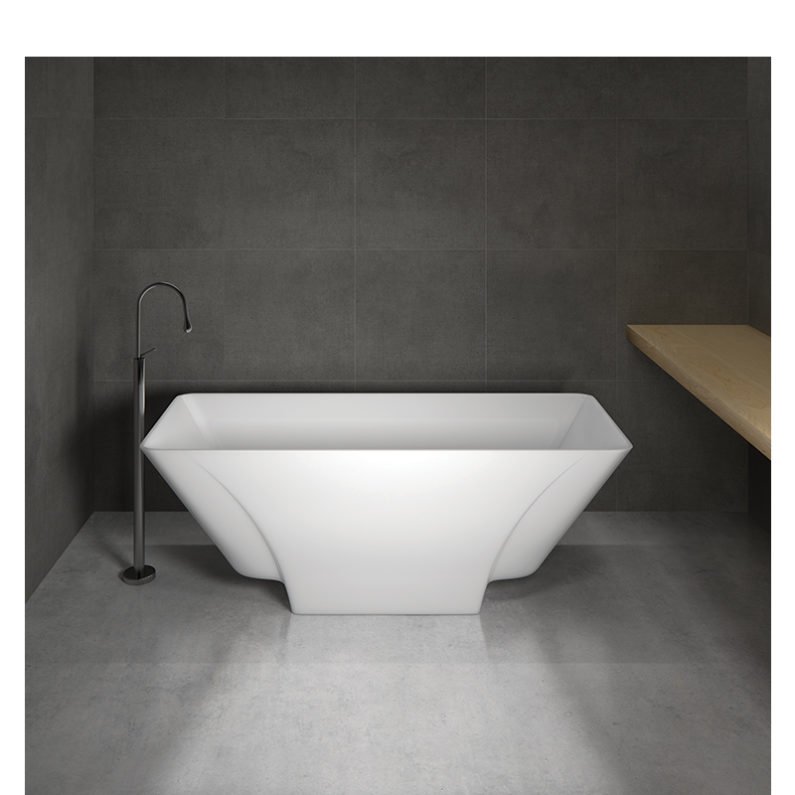 Cada baie compozit freestanding 163x63 cm cod CCLRMR1663