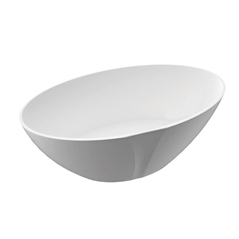 Cada baie compozit freestanding 156x84 cm cod CCSLMR1584