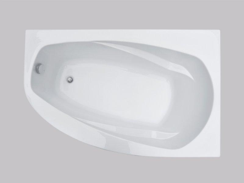 Cada de baie asimetrica 150x100 cm Cod CAAAWC1510